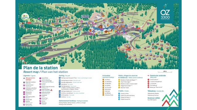 Station map | Office de Tourisme d'oz-en-oisans